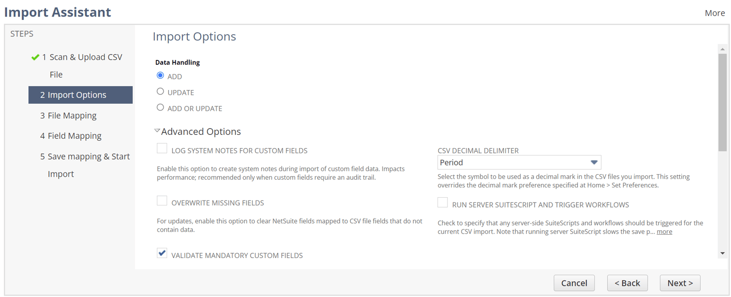 An Overview of the NetSuite CSV Import Tool An Overview of the NetSuite CSV Import Tool